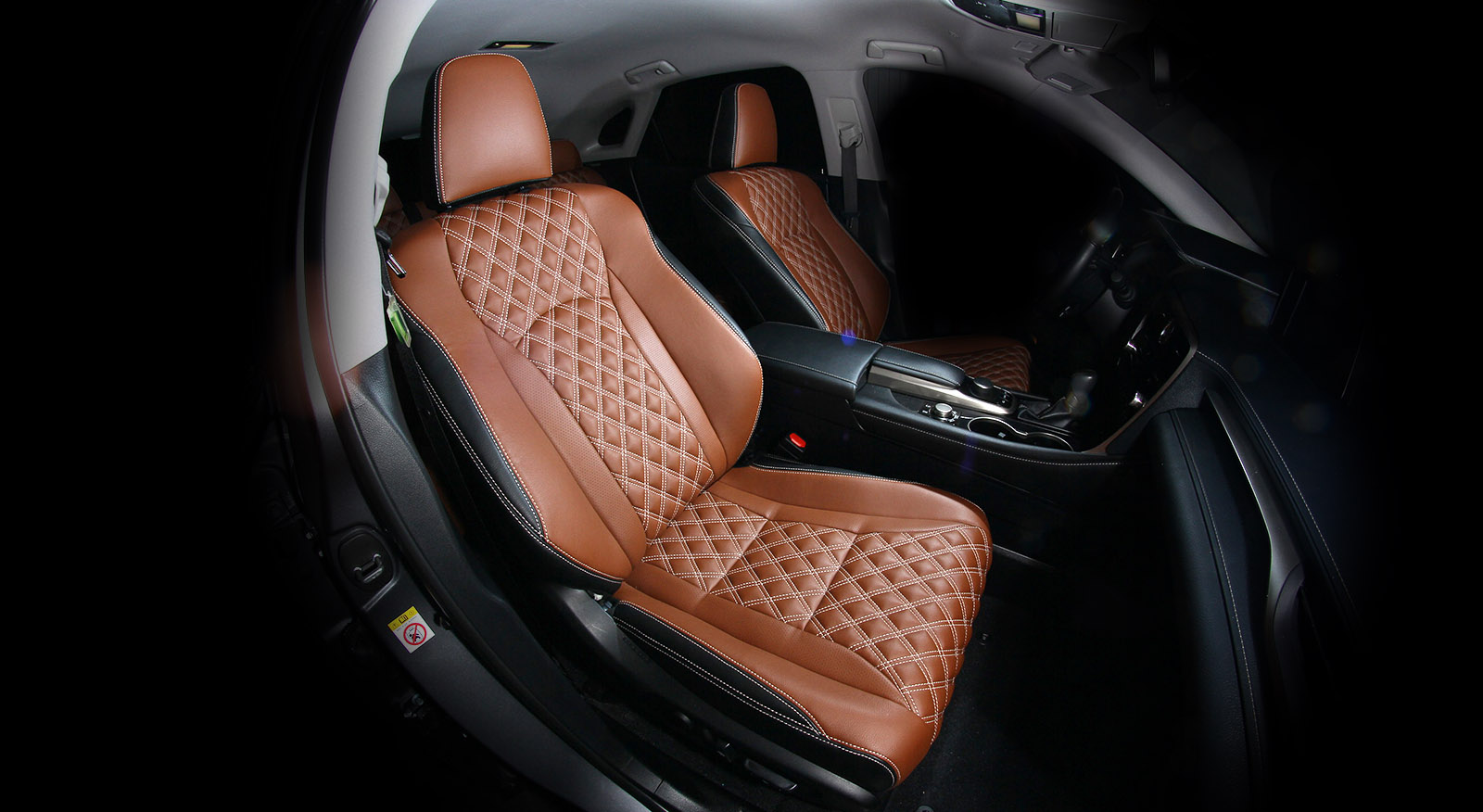 Lexus RX custom interior | Custom stitch diamonds | upholstery covers